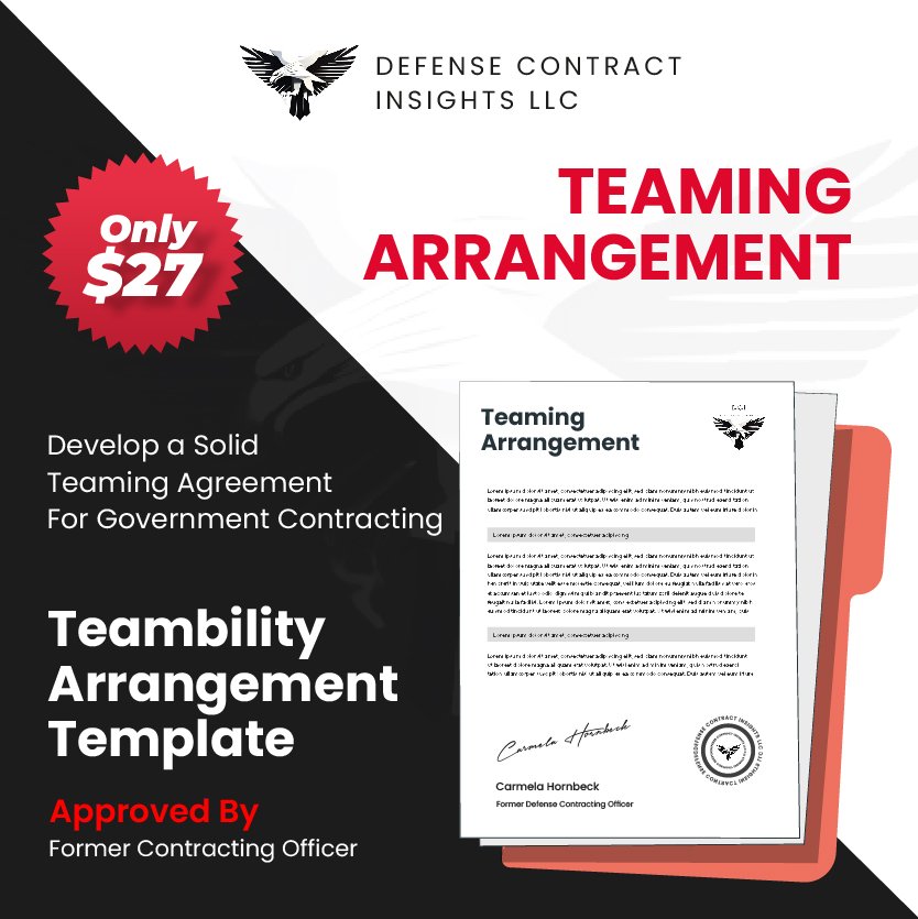 Teaming Arrangement Template - Defense Contract Insights
